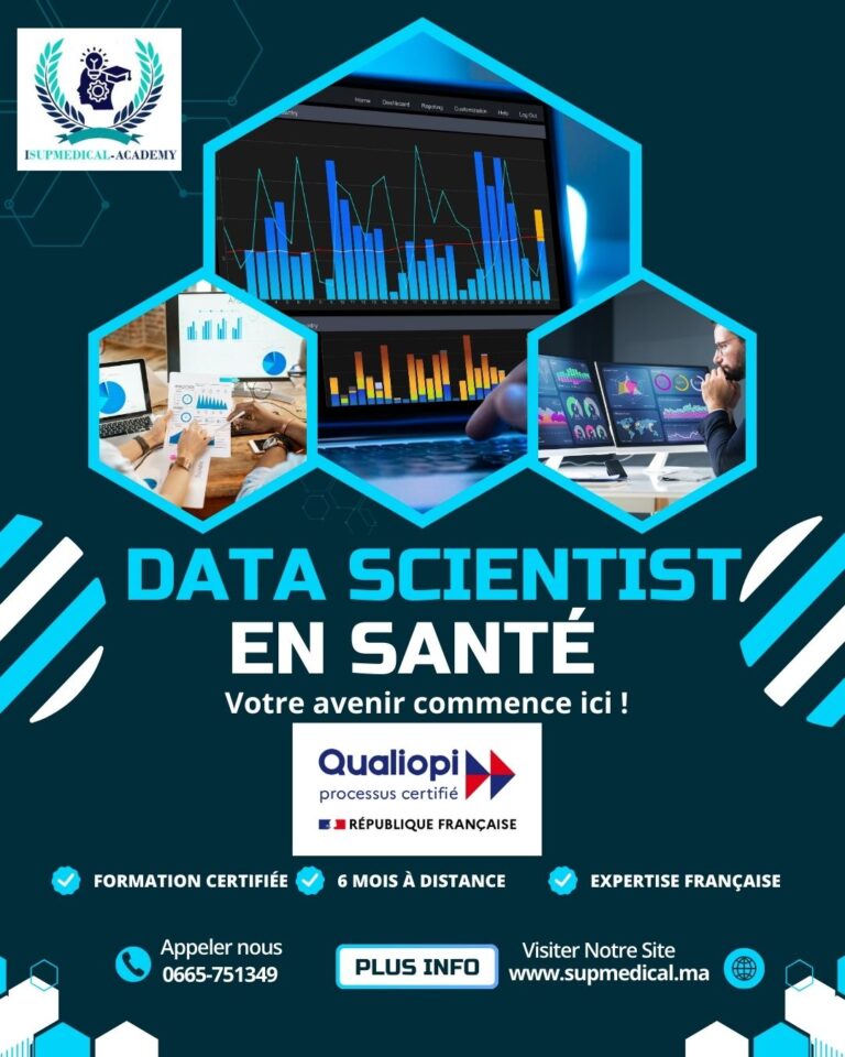 Formation Data Scientist en environnement médical – ISUPMEDICAL-ACADEMY